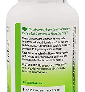 Natures Way Neem Leaf 100 Vegetable capsule, 100 ct