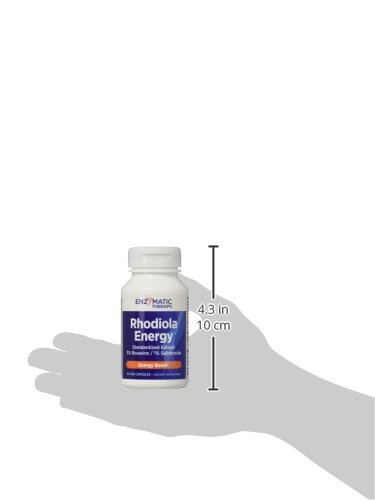 Nature's Way Premium Extract Rhodiola Energy Standardized 3% Rosavins / 1% Salidroside, 40 VCaps