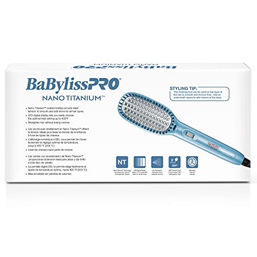 BabylissPRO Nano Titanium Thermal Paddle Brush