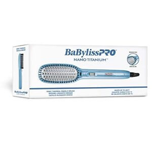 BabylissPRO Nano Titanium Thermal Paddle Brush