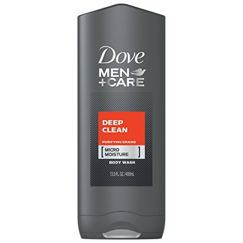 Dove Men+Care Body and Face Wash, Deep Clean, 13.5 Ounce (Pack of 3)