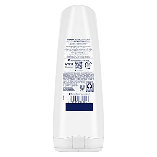 Dove Ultra Care Conditioner Intensive Repair for Damaged Hair Conditioner with Bio-Restore Complex 12 oz