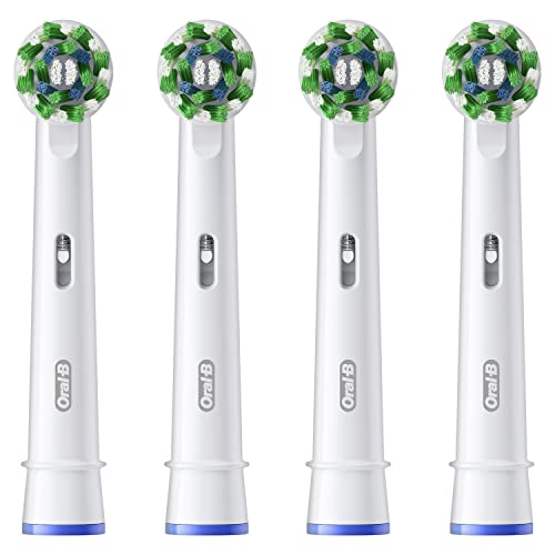 Oral-B CrossAction Electric Toothbrush Replacement Brush Heads Refill, 4ct (Packaging may vary)