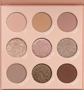 colourpop that’s taupe eyeshadow palette nudes neutrals matte metallic cruelty-free