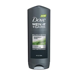 dove men+care elements body wash mineral+sage 18 oz effectively washes away bacteria while nourishing your skin