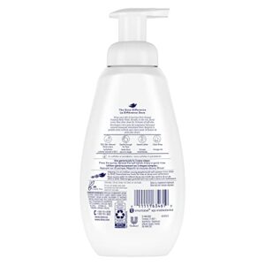 Dove Instant Foaming Body Wash for Soft, Smooth Skin Deep Moisture Cleanser That Effectively Washes Away Bacteria While Nourishing Your Skin, White, 13.5 Oz, Pack of 4