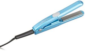 babylisspro nano titanium mini straightening iron blue 0.5 inch