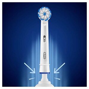 Oral-B Clean and Care Sensitive Clean Replacement Toothbrush Head, Pack of 4 Counts