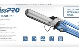 BabylissPRO Nano Titanium 1¼" Marcel Curling Iron, 1 ¼ Inch (Pack of 1)