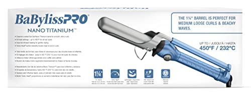 BabylissPRO Nano Titanium 1¼" Marcel Curling Iron, 1 ¼ Inch (Pack of 1)