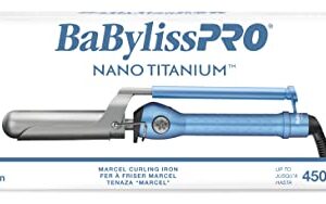 BabylissPRO Nano Titanium 1¼" Marcel Curling Iron, 1 ¼ Inch (Pack of 1)