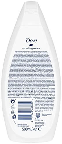 Dove Nourishing Secrets Indulging Ritual Body Wash with Oat Milk and Honey, 16.9 Ounce / 500 Ml (Pack of 2) International Version