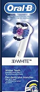 Oral-B 3D White Electric Toothbrush Replacement Brush Heads Refill, 3 Count