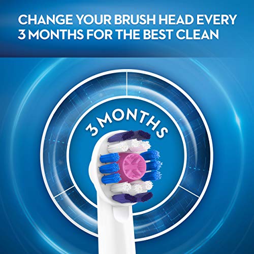 Oral-B 3D White Electric Toothbrush Replacement Brush Heads Refill, 3 Count