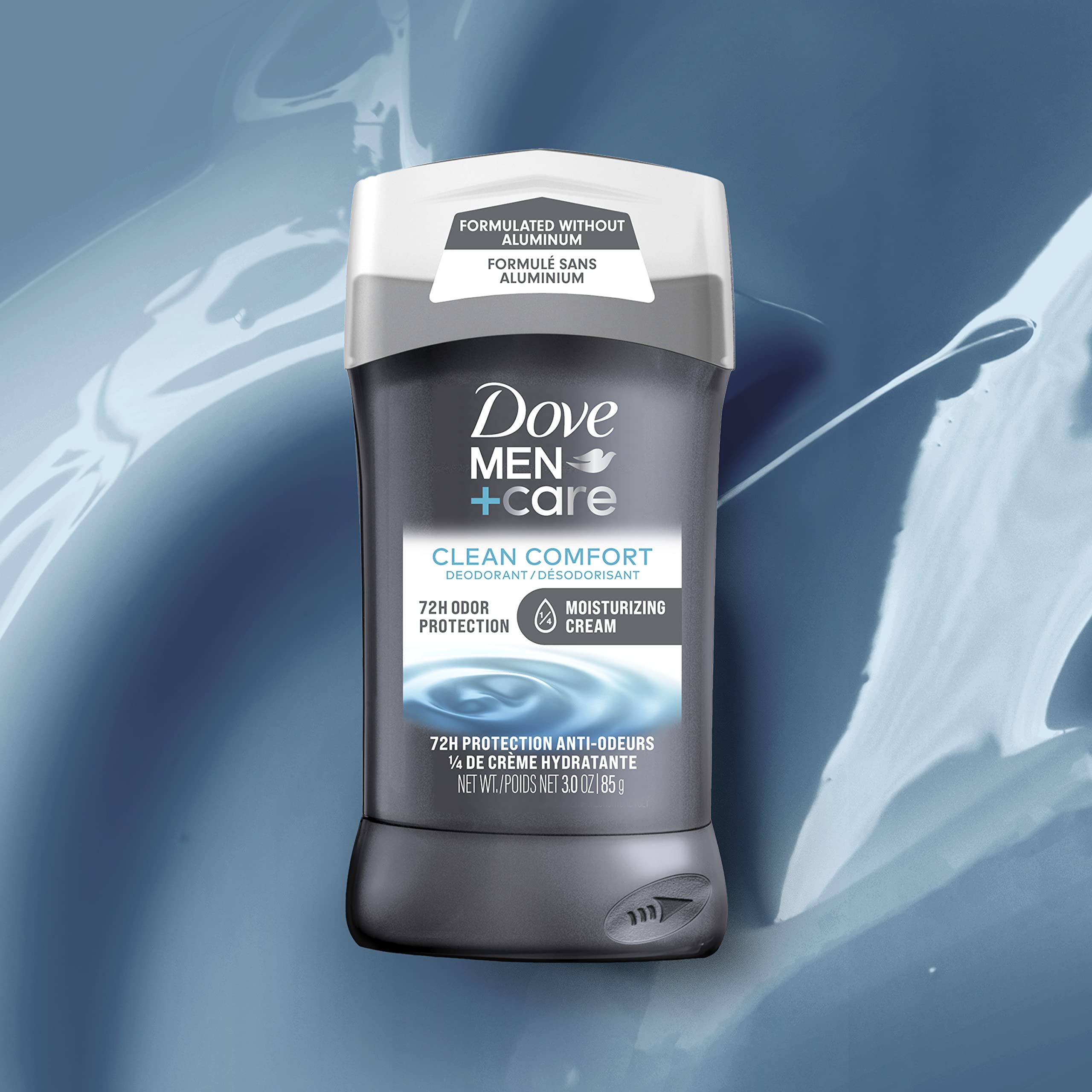 Dove Men+Care Deodorant Stick Moisturizing Deodorant For 72-Hour Protection Clean Comfort Aluminum Free Deodorant For Men, 3 Ounce (Pack of 2)