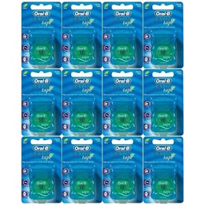 oral-b statin tape dental floss 25m (12 units) by oral-b satin tape mint