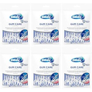 Oral-B Glide Floss Picks-30 count (Pack of 6)