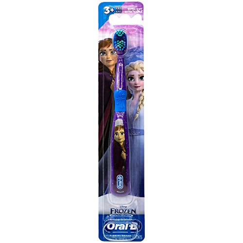 Oral-B Disney Frozen Toothbrush, 3+ YRS, Extra Soft (Characters Vary) - Pack of 4