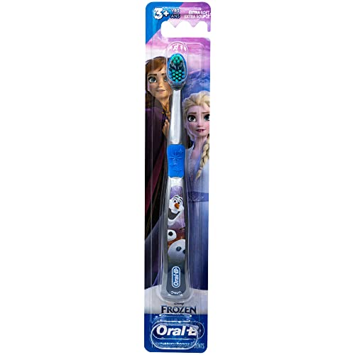 Oral-B Disney Frozen Toothbrush, 3+ YRS, Extra Soft (Characters Vary) - Pack of 4