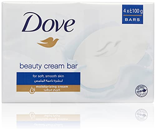 Dove Beauty Cream Bar, Unisex Soap, Multi, 4 Count