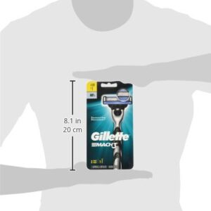 Gillette Mach3 Mens Razor with 1 Handle and 2 Razor Blade Refills