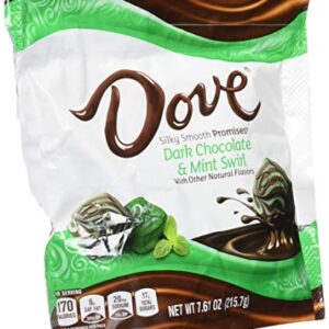 Dove Promises Dark Chocolate Mint Swirl Candy Bag, 7.61 Oz