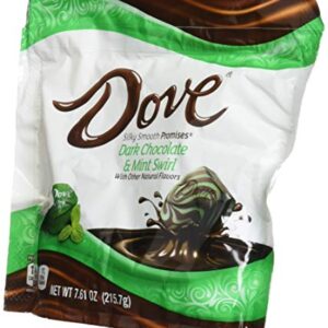 Dove Promises Dark Chocolate Mint Swirl Candy Bag, 7.61 Oz