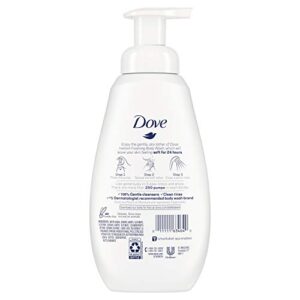 Dove Instant Foaming Body Wash with NutriumMoisture Technology Shea Butter with Warm Vanilla Effectively Washes Away Bacteria While Nourishing Your Skin 13.5 oz