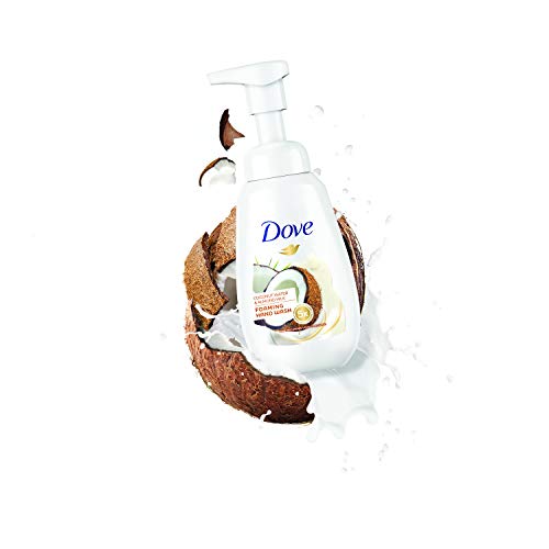 Dove Foaming Hand Wash Coconut Water & Almond Milk Effectively Washes Away Bacteria While Nourishing Your Skin 6.8 oz