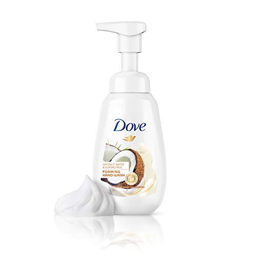 Dove Foaming Hand Wash Coconut Water & Almond Milk Effectively Washes Away Bacteria While Nourishing Your Skin 6.8 oz