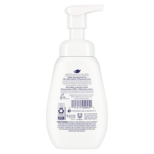 Dove Foaming Hand Wash Coconut Water & Almond Milk Effectively Washes Away Bacteria While Nourishing Your Skin 6.8 oz