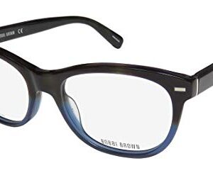 BOBBI BROWN Eyeglasses THE GABBY 0BSV Havana Gray Blue