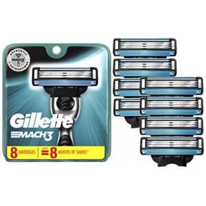 gillette mach3 men’s razor blade refills, 8 count