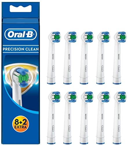 Oral-B Precision Clean Brush Heads with Bacterial Protection - Prevents Bacterial Growth on Bristles