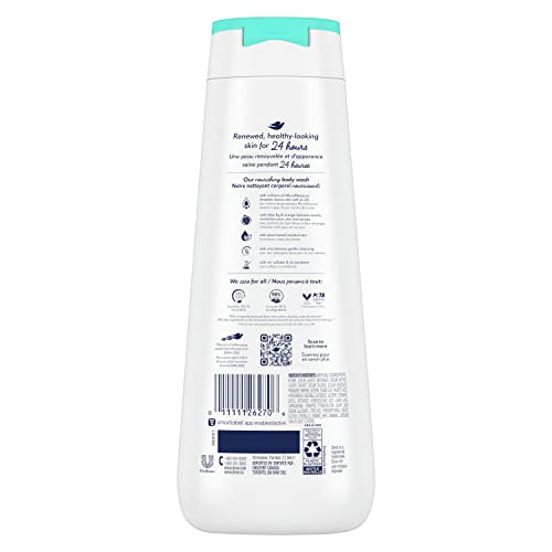 Dove Body Wash Reviving Blue Fig & Orange Blossom for Renewed, Healthy Looking Skin Gentle Skin Cleanser with 24hr Renewing MicroMoisture 20 oz