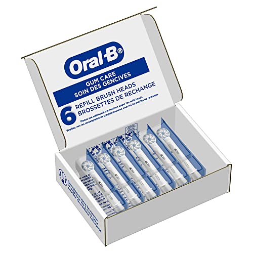 Oral-B Gum Care Electric Toothbrush Replacement Brush Heads, 6 Count