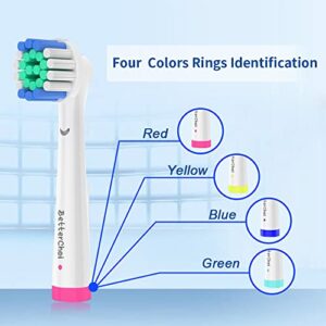 16 Count Replacement Brush Heads Compatible with Oral B Braun Electric Toothbrush, Deep and Precise Cleaning.