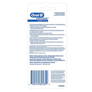 Oral-B Complete SatinFloss Dental Floss, Mint, 50 M (54.6 yd), Pack of 2