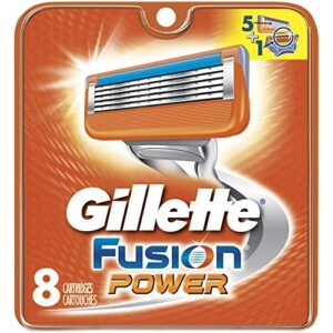 gillette fusion 5 power cartridges 8 ea