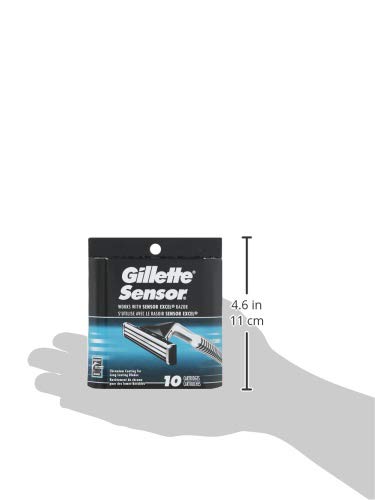 Gillette Sensor Men's Razor Blades – 10 Refills