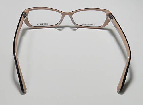 Bobbi Brown The Devin Womens/Ladies Cat Eye Full-rim Spring Hinges Authentic Eyeglasses/Eye Glasses (54-15-135, Black Nude)