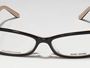 Bobbi Brown The Devin Womens/Ladies Cat Eye Full-rim Spring Hinges Authentic Eyeglasses/Eye Glasses (54-15-135, Black Nude)