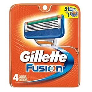 gillette fusion blades 4 cartridges