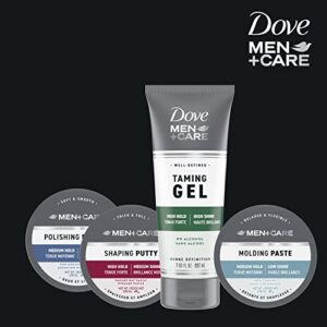 Dove Men+Care Styling Aid Hair Product for a Medium Hold Sculpting Hair Paste Hair Styling for a Textured Look With A Matte Finish 1.75 Ounce (Pack of 3)