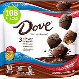 Dove Promises Assorted Milk & Dark Chocolate Candy (31 oz., 108 ct.)