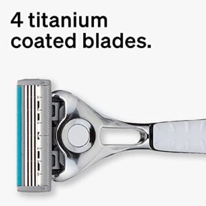 Schick Quattro Titanium Razor — Schick Quattro, Quattro Razor, Titanium Razor with 16 Refill Blades