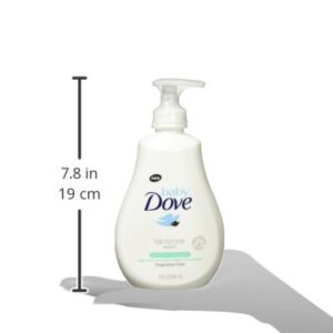 Baby Dove Tip to Toe Baby Body Wash For Baby's Sensitive Skin Sensitive Moisture Washes Away Bacteria, Fragrance-Free and Hypoallergenic Baby Soap, 13 Fl Oz (Pack of 3)