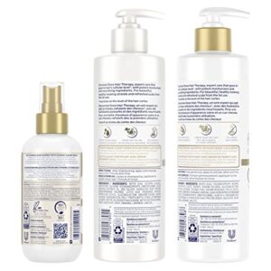 Dove Hair Therapy Shampoo, Conditioner and 7-in-1 Hairspray for Damaged Hair Breakage Remedy with Nutrient-Lock Serum