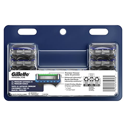 Gillette Fusion5 ProGlide Men's Razor Blades, 12 Blade Refills