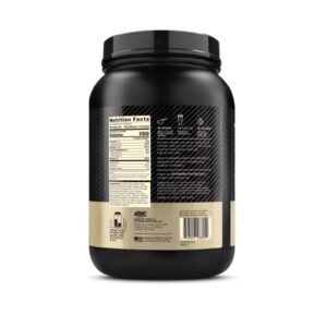 Optimum Nutrition Gold Standard 100% Plant Based Protein Powder, Gluten Free, Vegan Protein for Muscle Support and Recovery with Amino Acids - Rich Chocolate Fudge, 20 Servings